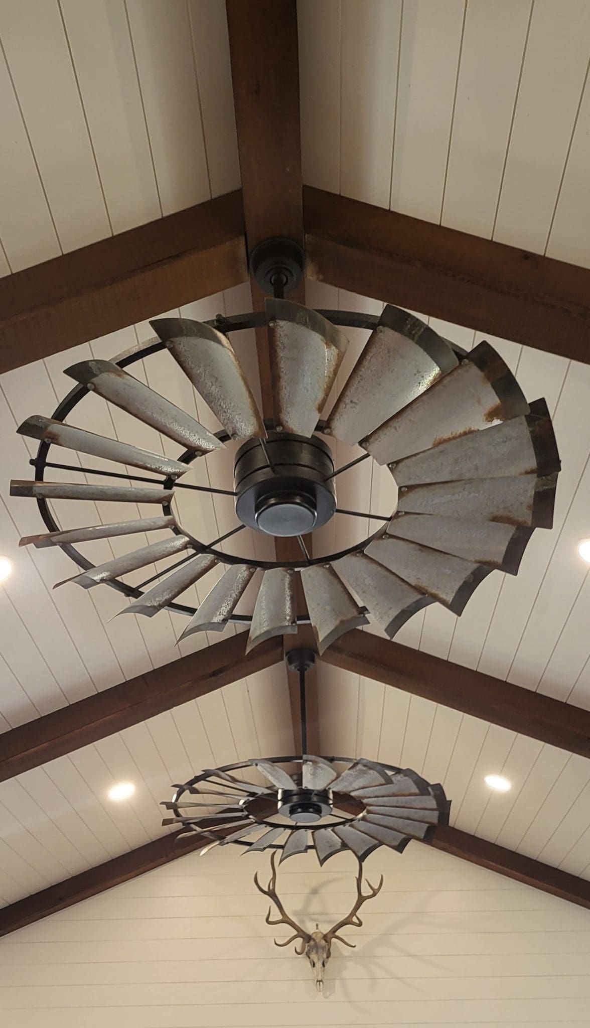 Rustic Steel/Iron Finish Ceiling Fan | Windmill Ceiling Fans