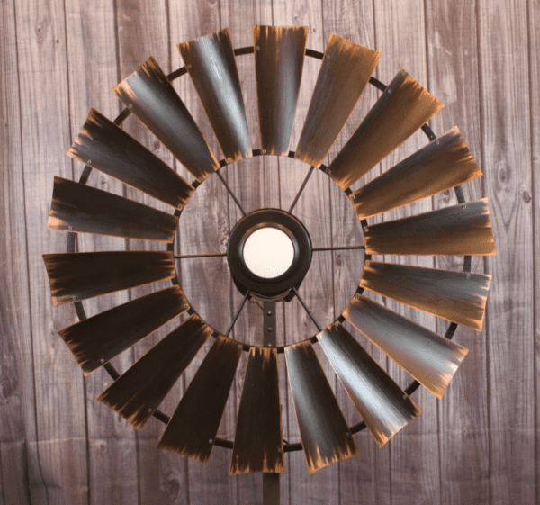 Charred Whiskey Barrel Ceiling Fan | Country Ceiling Fan