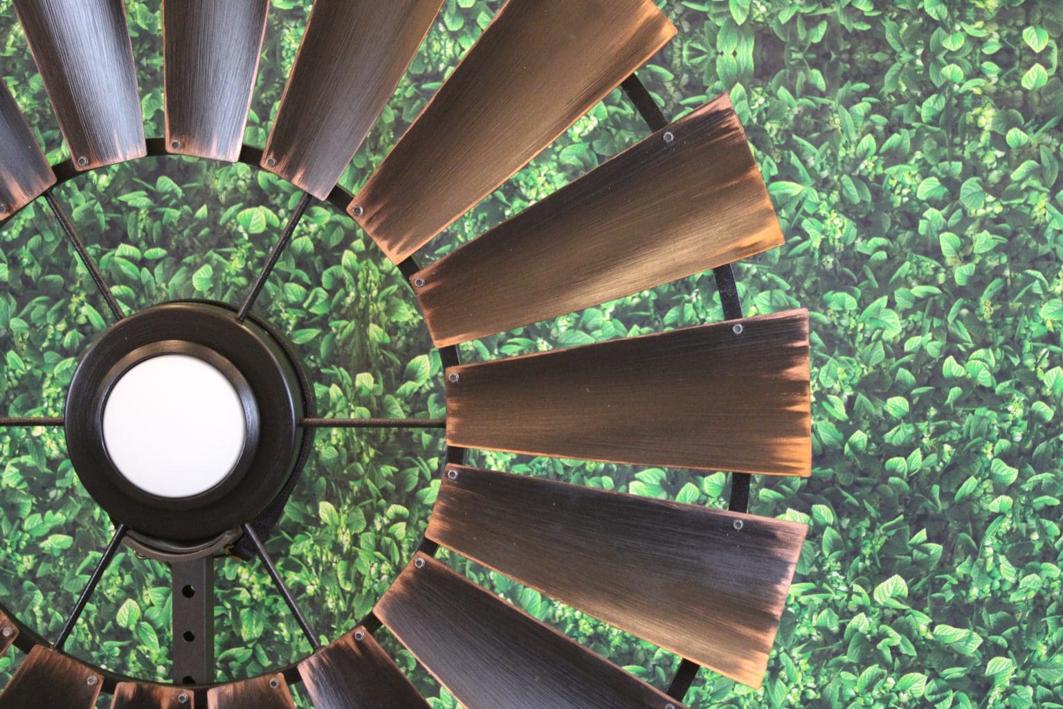 Charred Whiskey Barrel Ceiling Fan | Country Ceiling Fan