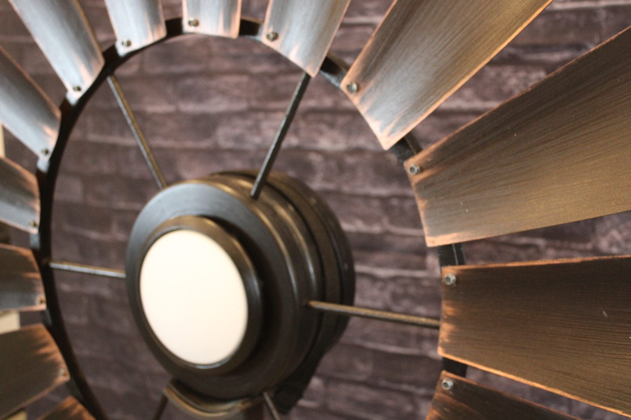 Charred Whiskey Barrel Ceiling Fan | Country Ceiling Fan