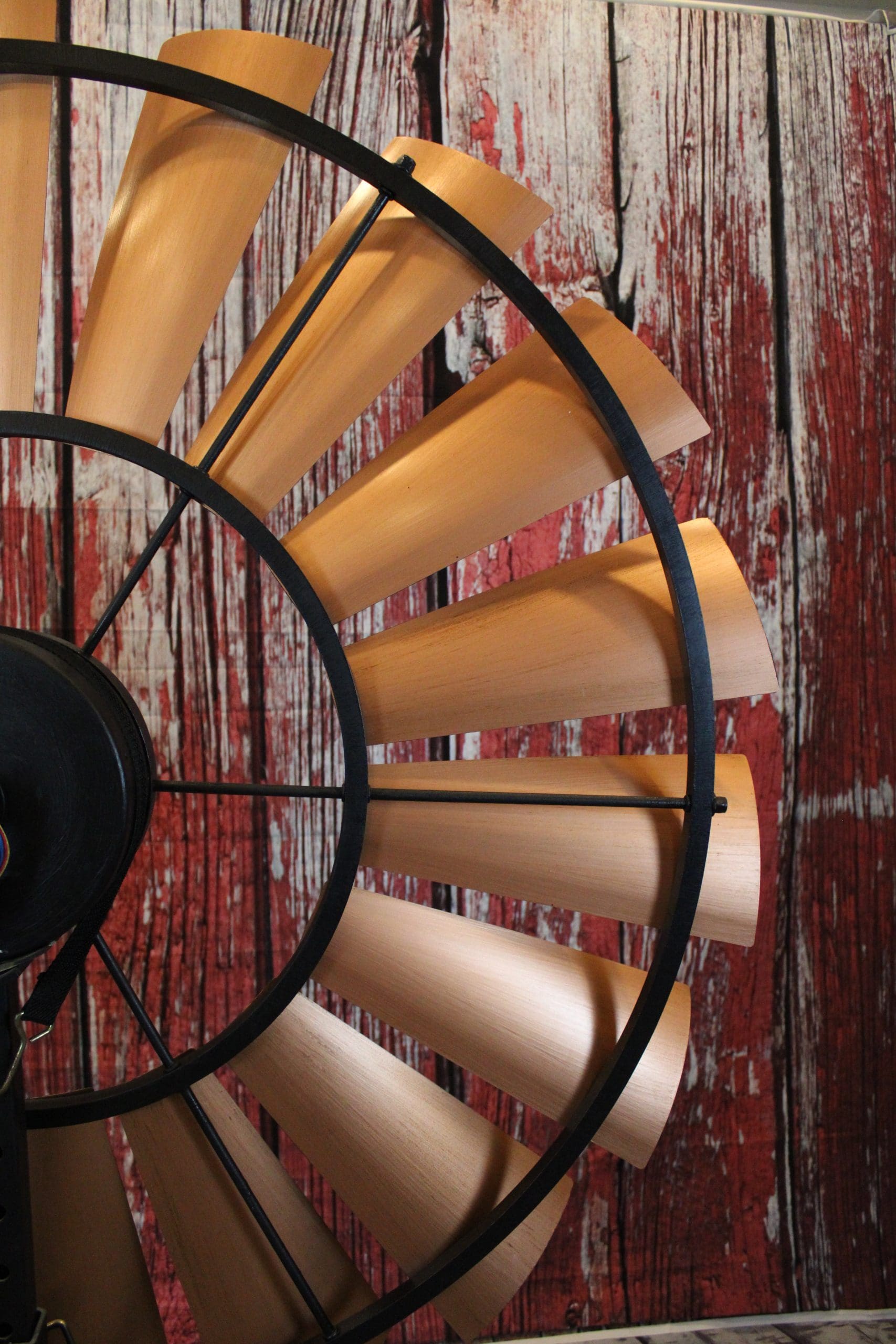 Charred Whiskey Barrel Ceiling Fan | Country Ceiling Fan