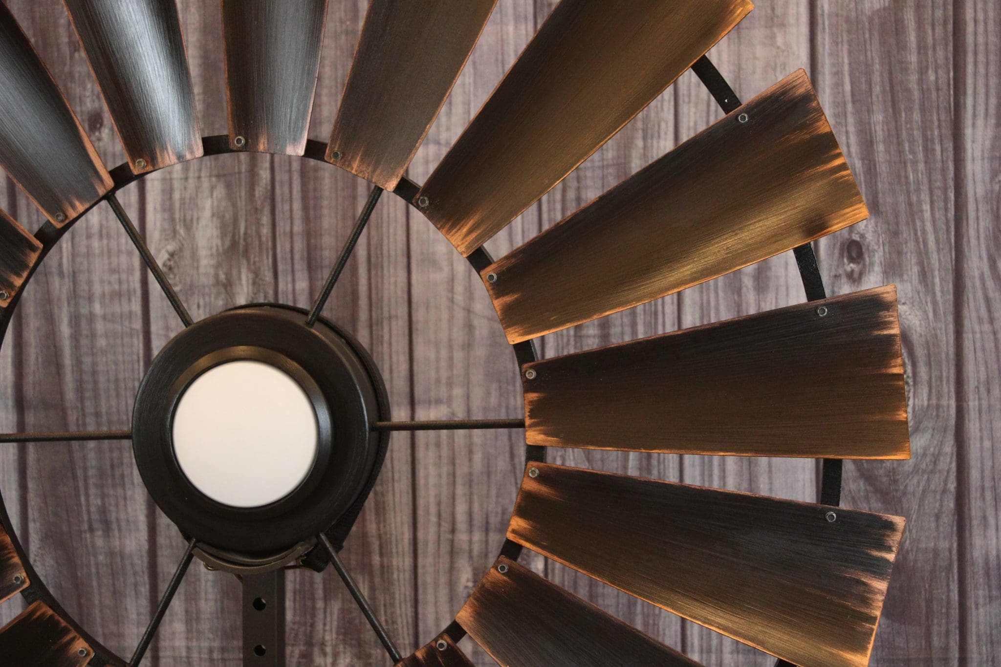 Charred Whiskey Barrel Ceiling Fan | Country Ceiling Fan