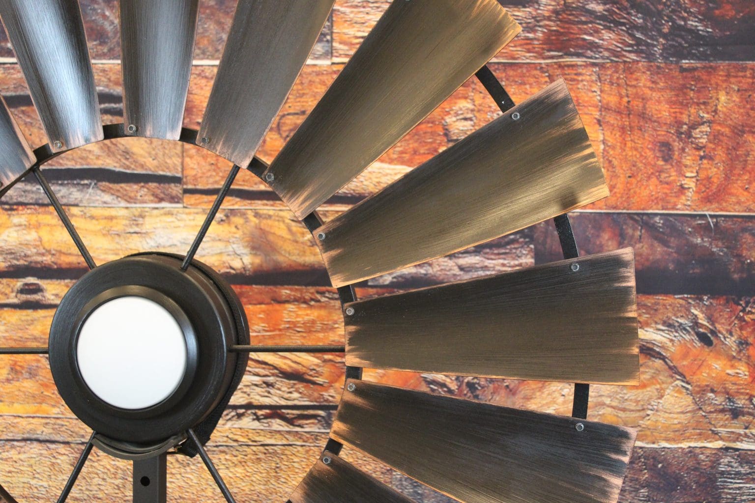 Charred Whiskey Barrel Ceiling Fan | Country Ceiling Fan