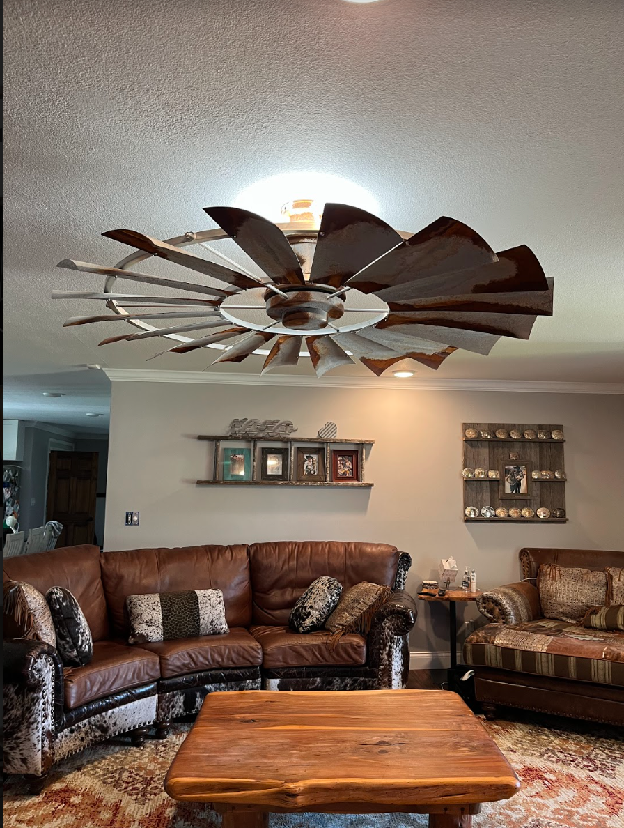 Country Looking Ceiling Fan - Barn Metal | Windmill Ceiling Fans