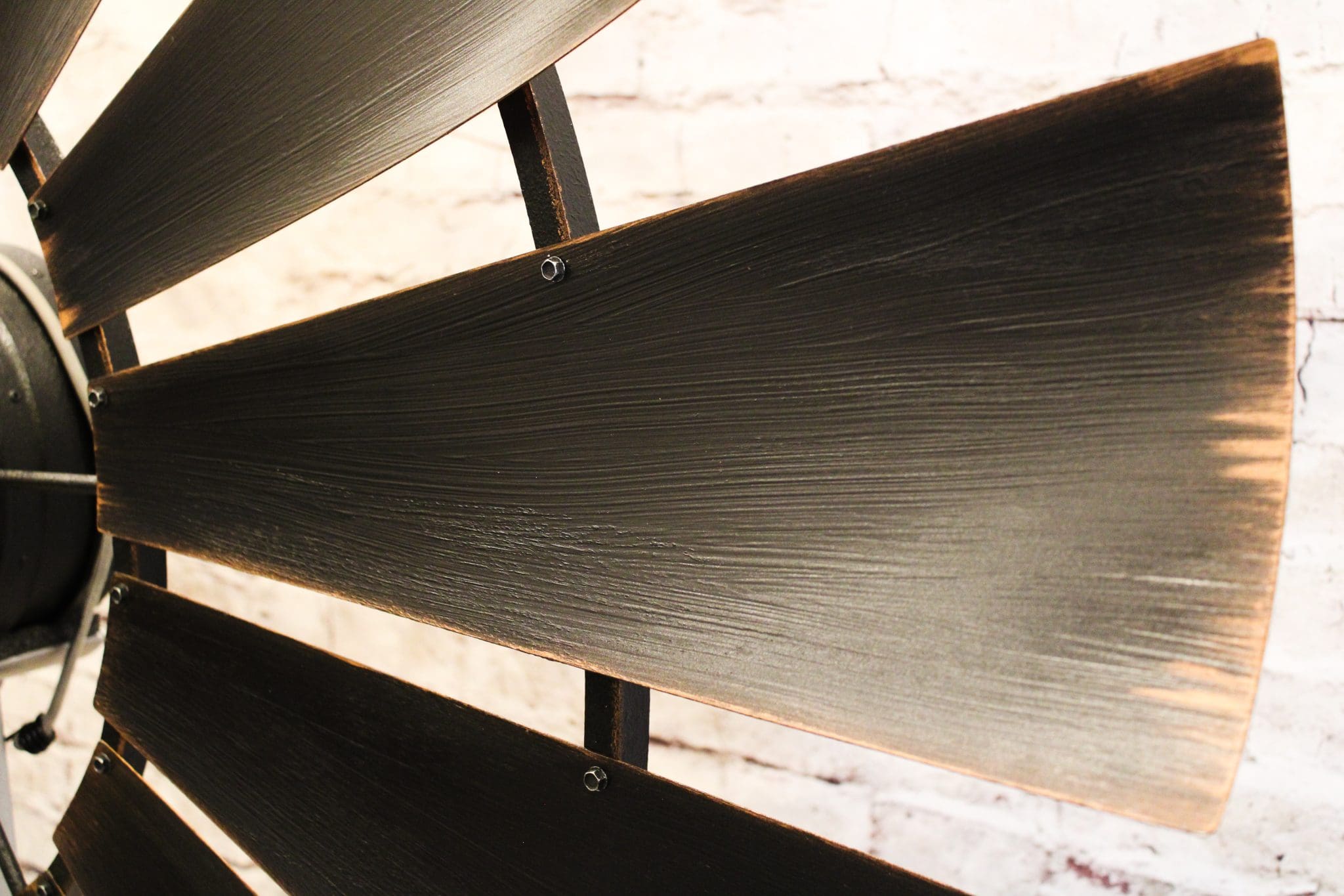 Charred Whiskey Barrel Ceiling Fan | Country Ceiling Fan