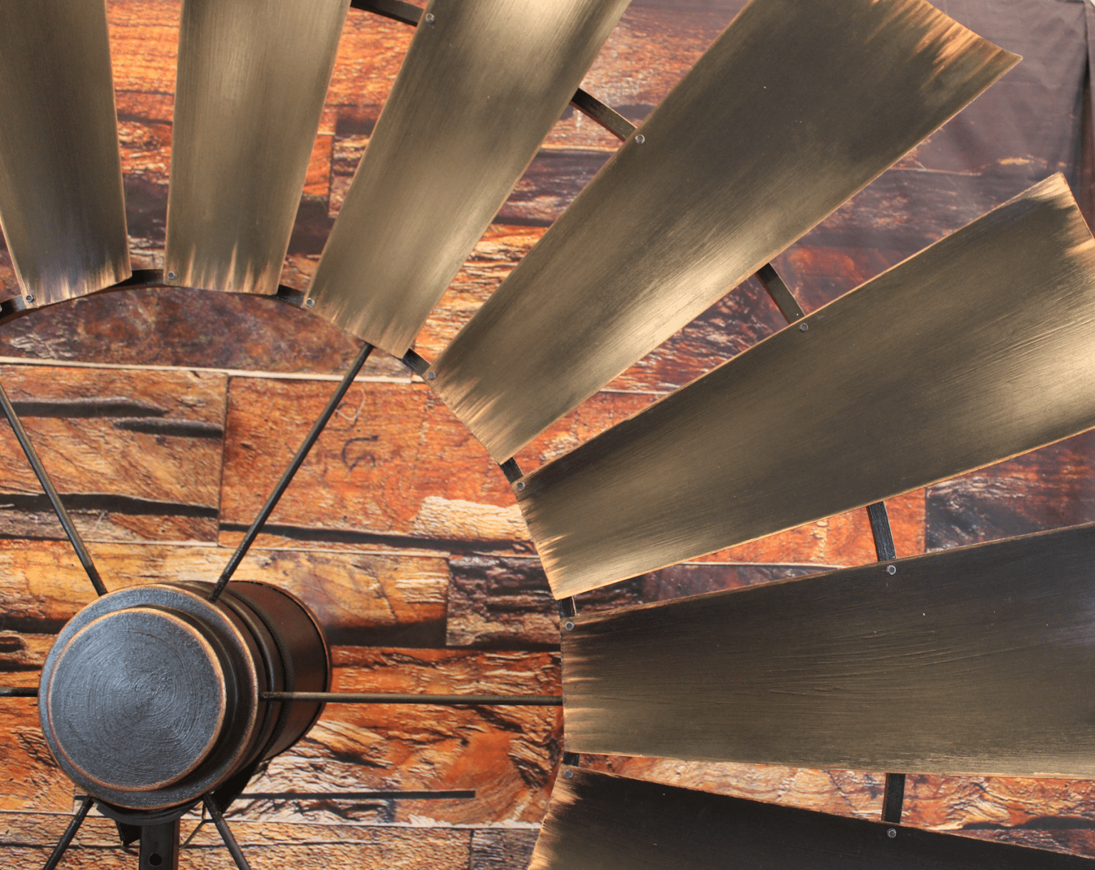 Charred Whiskey Barrel Ceiling Fan | Country Ceiling Fan