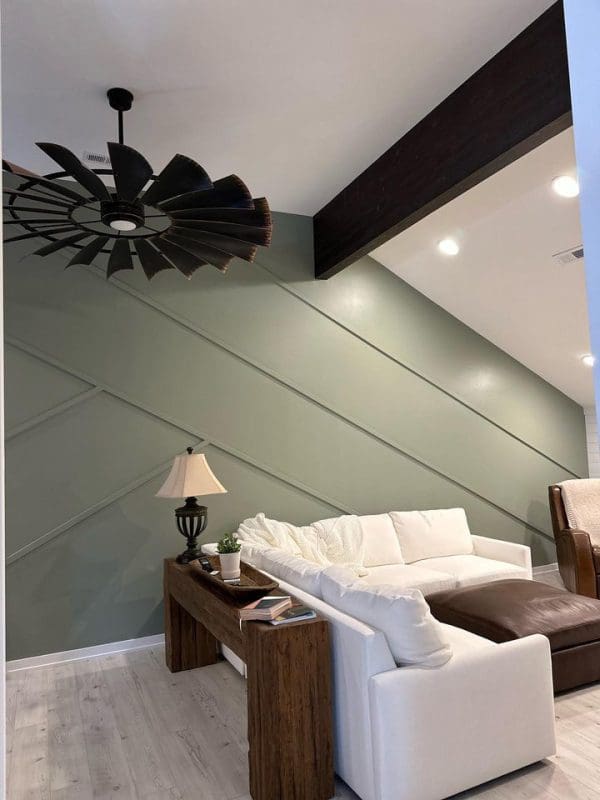 Charred Whiskey Barrel Ceiling Fan | Country Ceiling Fan