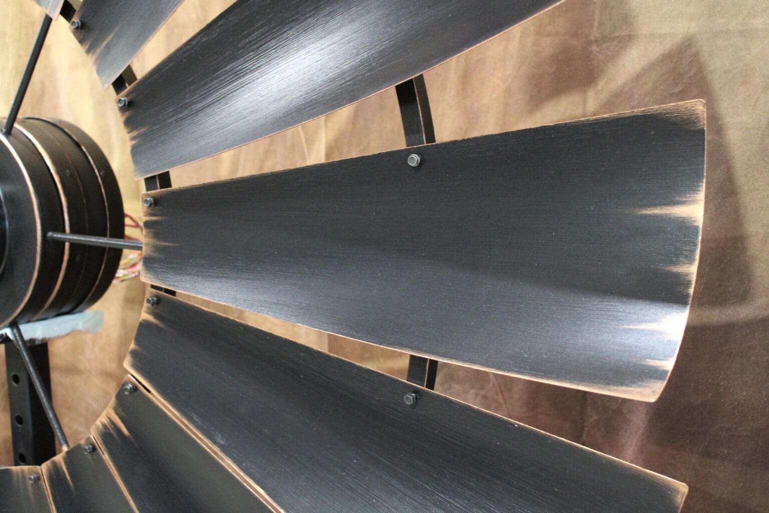 Charred Whiskey Barrel Ceiling Fan | Country Ceiling Fan